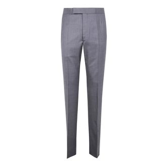 Thom Browne Klassische Twill-Hose mit R&uuml;ckenspange - - Trousers - Herren - Grau - S