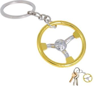 Generic Porte-cl&eacute;s en forme de volant en de zinc pour volant de voiture, A, Refer to description
