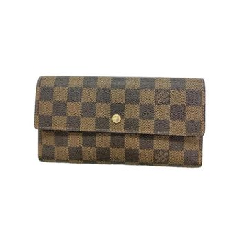 Louis Vuitton Portefeuille Long Pre-owned (Tri-fold) - Femme - Pre-owned - Brun - Taille: ONE Size
