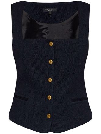 Rag & Bone veston Mariana - Bleu