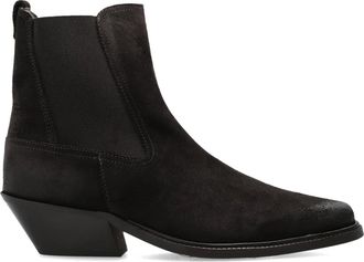 AllSaints Bottines &agrave; Talon Carter - Femme - Chaussures - Brun - Taille: 36 EU