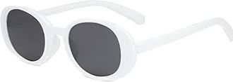 Generic Lunettes de soleil de tir de rue à monture ovale pour hommes et femmes pare-soleil de vacances en plein air (couleur : E, taille : moyen) 2026, E, Tai