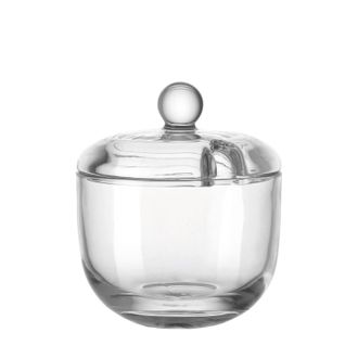 Leonardo Leonardo 061141 transparent Glas Zuckerdose - Zuckerdose (90 mm, 90 mm, 105 mm)