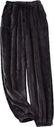 Onsoyours Pyjama Femme Homme Polaire Pantalon Hiver Taille Haut Chaleur Intérieur Femme Bas Homme Super Doux Confortable Automne Ample Velours Fourrure élastiqu