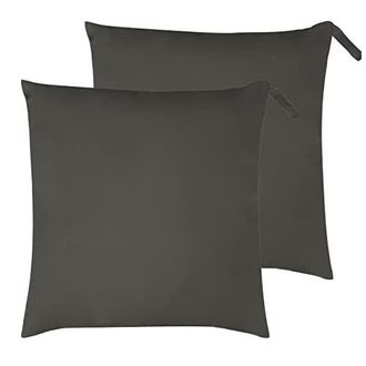 furn. Plain Outdoor Cushions Twin Pack