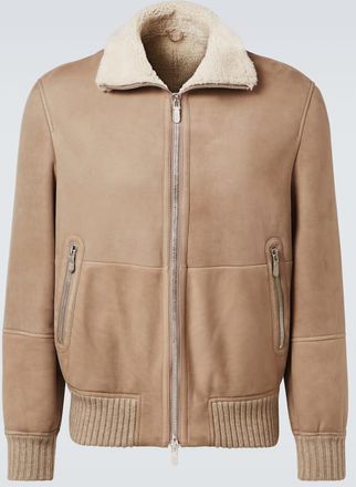 Brunello Cucinelli Veste en cuir