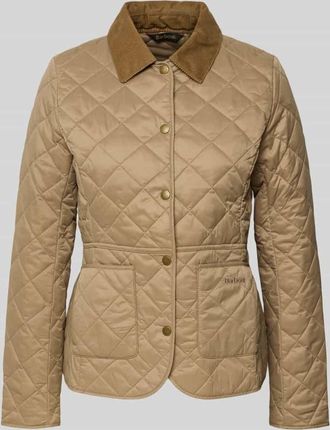 Barbour Shaped Fit Steppjacke mit Cord-Kragen Modell DEVERON
