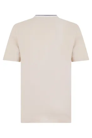 HUGO BOSS Mens Short-Sleeve Cotton T-Shirt White Open T-Shirts And Polos