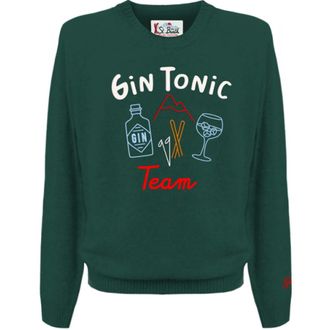 Saint Barth Pull col rond Heron - Homme - Pulls - Vert - Taille: L
