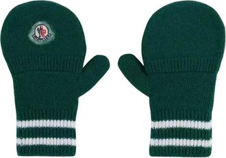 Moncler unisex, Accessoires, Vert, Taille: L Gloves With Logo