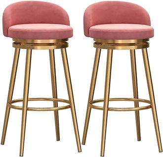 Generic Barhocker, drehbare Tresenhocker, 2er-Set, Moderne Barst&uuml;hle, gepolsterte St&uuml;hle f&uuml;r die Bark&uuml;che
