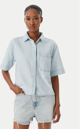 Tommy Hilfiger Jeanshemd WW0WW49573 Blau Relaxed Fit