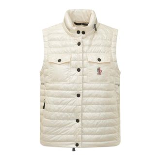 Moncler Femme, Vestes, Blanc, Taille: 36 FR Grenoble Padded Gilet