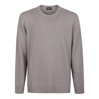 Drumohr Rundhals-Pullover - - Knitwear - Herren - Grau - 2XL