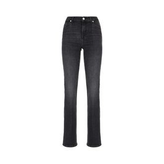 7 For All Mankind Klassische Denim Jeans f&uuml;r den Alltag - - Jeans - Damen - Schwarzk - W27