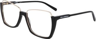 Karl Lagerfeld Femme, Accessoires, Noir, Taille: 55 MM Kl355 Optical Frame