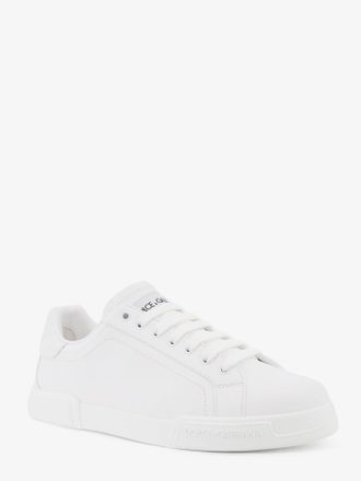 Dolce & Gabbana Mens Sneakers Portofino Black Leather Trainers