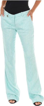 Met Ausgestellte Leinenhose - - Trousers - Damen - Gr&uuml;n - W25