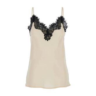 Gold Hawk Femme, Tops, Blanc, Taille: 42 FR Coco Lace Silk Camie