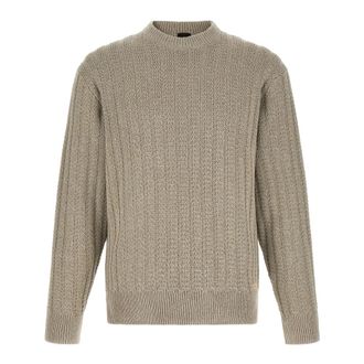 HUGO BOSS Homme, Pulls, Beige, Taille: M Pull col rond