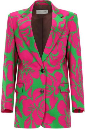 Dries Van Noten Einknopf-Blazer - - Jackets - Damen - Mehrfarbig - S