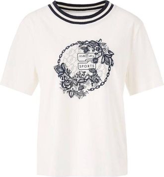 Marc Cain Damen T-Shirt aus Baumwolle