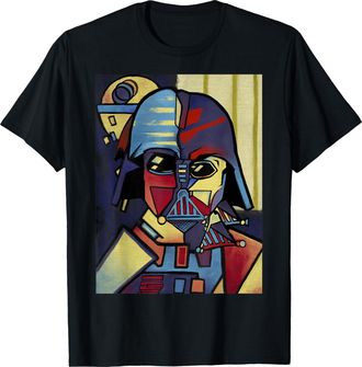 Star Wars Porträt im Darth Vader Picasso-Stil T-Shirt