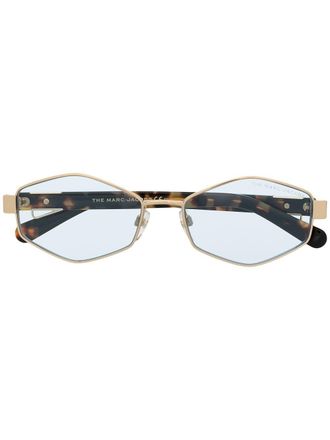Marc Jacobs lunettes de soleil à monture géométrique - Or