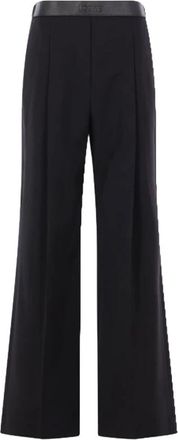 Loewe Femme, Pantalons, Noir, Taille: 38 FR Pantalon Tailleur en Laine