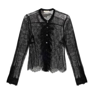 Ulla Johnson Spitzenhemd Cecile - - Blouses & Shirts - Damen - Schwarzk - 3XS