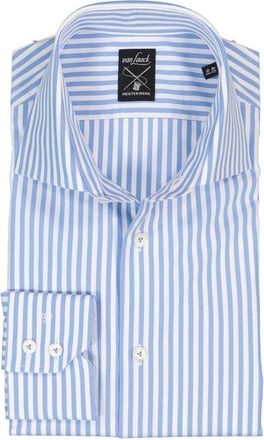 van Laack Herren Hemd blau Baumwolle