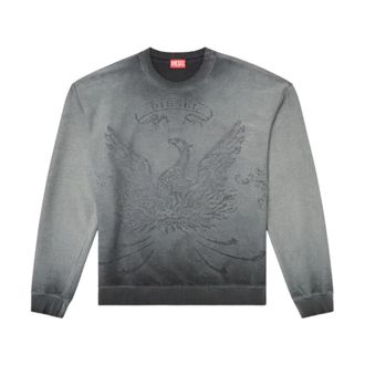Diesel S-Aron Felpa 020 - - Sweatshirts & Hoodies - Herren - Grau - L