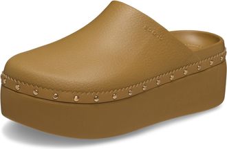 Crocs Damen,Dylan Platform Studded Clog,Umber,34-35