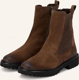 Paul Green Chelsea-Boots Earth braun
