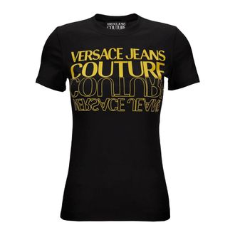 Versace Jeans Couture Modische T-Shirts und Polos - - Tops - Damen - Schwarzk - 2XS