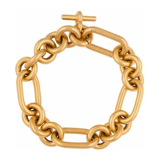 Balmain Femme, Accessoires, Jaune, Taille: ONE Size Bracelet cha&icirc;ne Sync en laiton