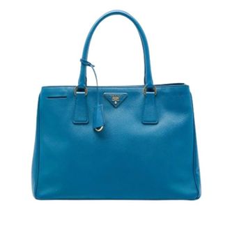 Prada Sac cabas Galleria Pre-owned - Femme - Pre-owned - Bleu - Taille: ONE Size
