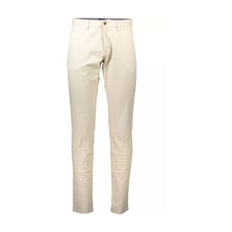 GANT Homme, Pantalons, Beige, Taille: W35 L34 Jeans Pantalon Classique en Coton Beige