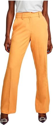 Vero Moda Damen Yasbluris Mw Flared Pant Noos Anzughose, Mock Orange, XS EU