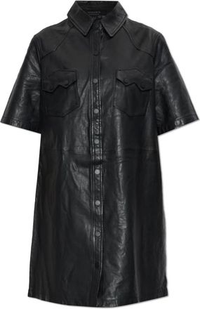 AllSaints Rock Dress - Femme - Robes - Noir - Taille: 40 FR