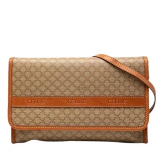 Celine Pre-owned Canvas Crossbody Bag - Femme - Pre-owned - Beige - Taille: ONE Size