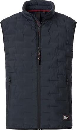 Casamoda Gilet uni, bleu fonc&eacute;, M