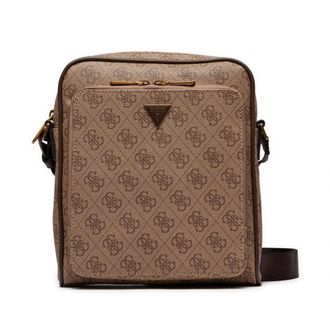 Guess Logo Schultertasche - - Bags - Herren - Braun - ONE SIZE
