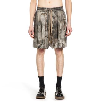 Ziggy Chen Digital Print Drawstring Shorts