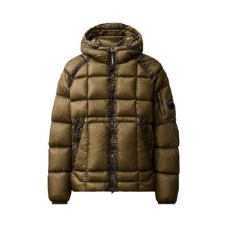 C.P. Company C.p. Company, Homme, Vestes, Vert, Taille: 2XL C.p.company - D.d. Shell Hooded Puffer Jacket