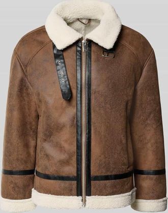Lindbergh Regular Fit Jacke in Leder-Optik
