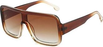 Generic Lunettes De Soleil Carr&eacute;es &Agrave; Grande Monture For Hommes, For Lext&eacute;rieur, Les Vacances, D&eacute;placements Quotidiens(Brown)