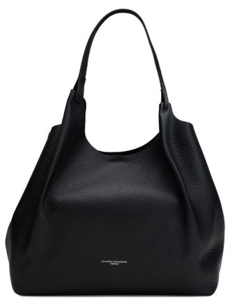 Gianni Chiarini Womens Tote Bag Dua Black Calfskin