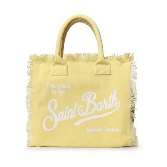 MC2 Saint Barth Logo-Print-Tragetasche - - Bags - Damen - Gelb - ONE SIZE