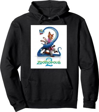 Disney Zootropolis 2 Teaser Poster Art with Nick Judy & Gary Pullover Hoodie